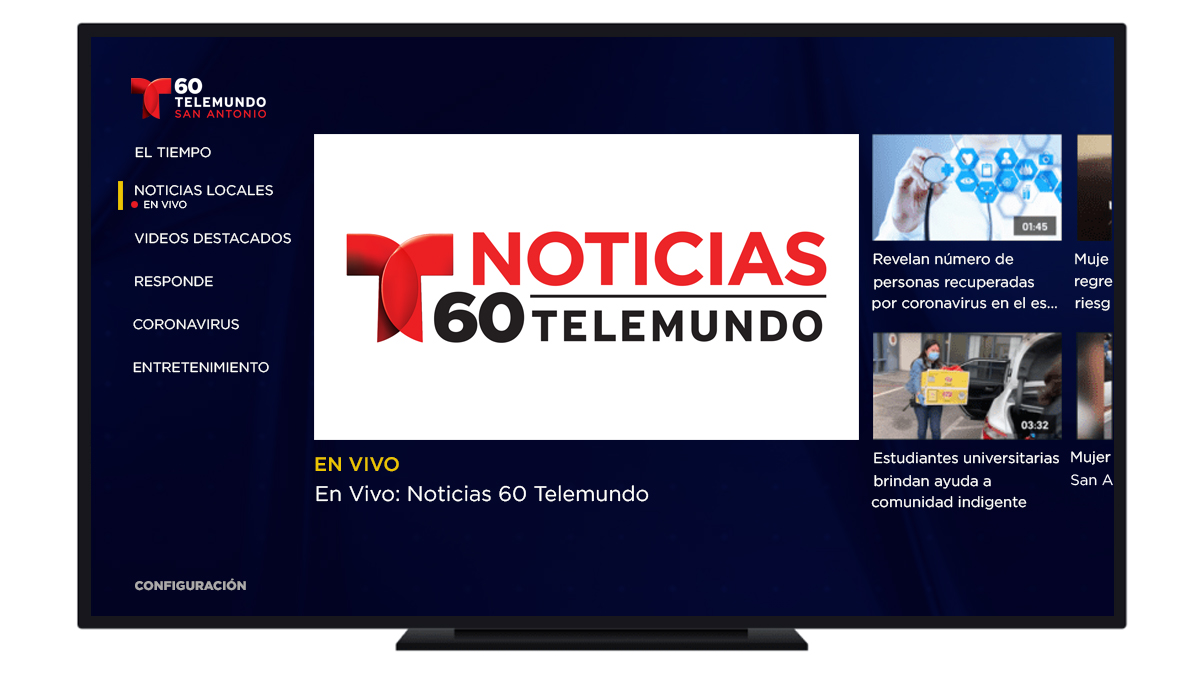 Telemundo 60 San Antonio más cerca de ti a través de Roku y Apple TV ...