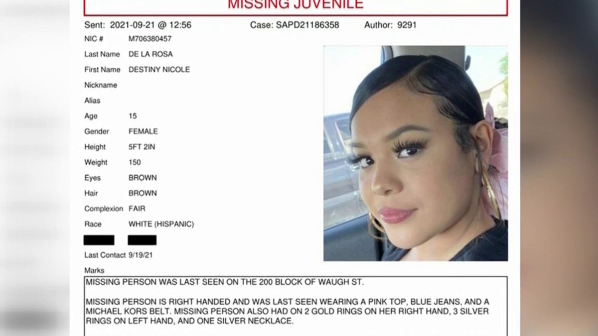 Destiny Nicole De La Rosa desaparece en San Antonio – Telemundo San ...