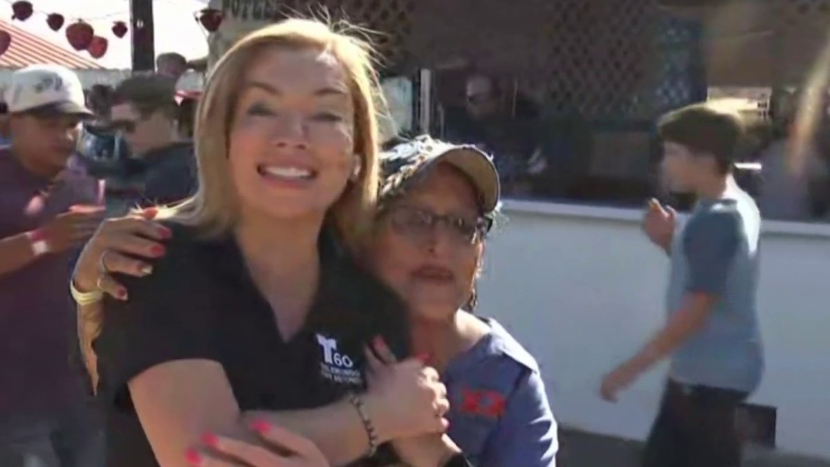 Televidente sorprende a Lilian Pérez con muestras de cariño – Telemundo San Antonio (60)