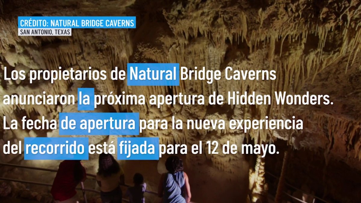 Abren nueva sección en Natural Bridge Caverns para eventos – Telemundo ...