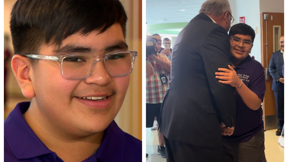 A un año de Uvalde: Noah Orona visita el hospital que lo atendió ...
