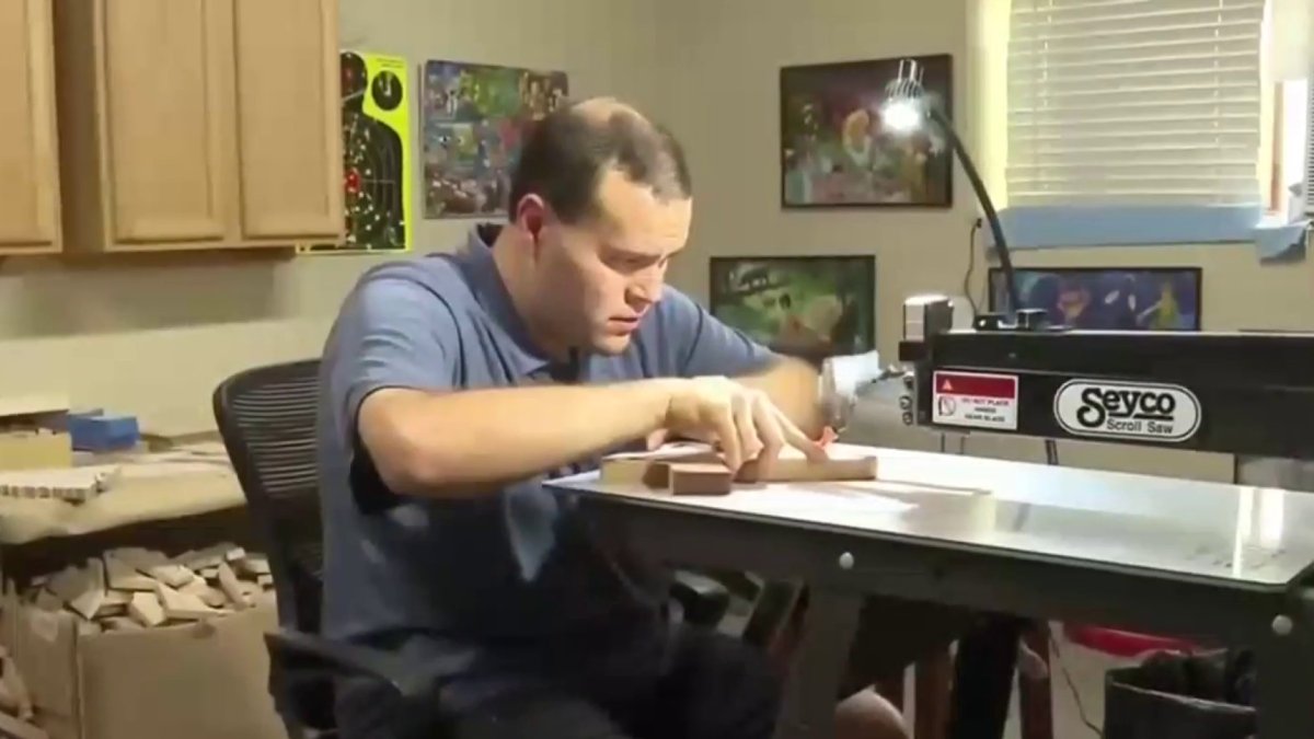 The story of Gregory Chabolla: an artist wood carver with autism ...